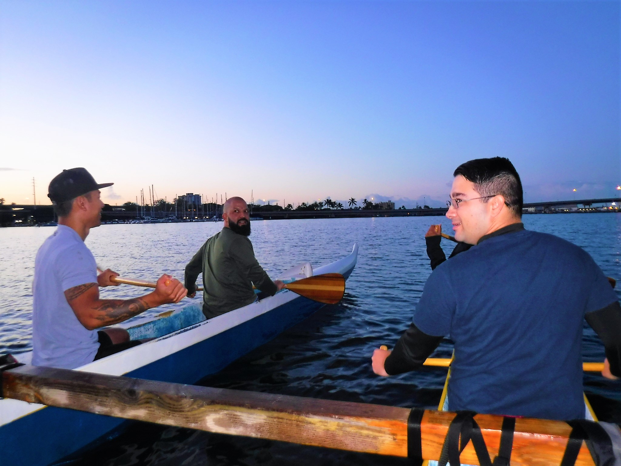 Outrigger Canoe Paddling in Pearl Harbor - Big John's Adventures in Travel